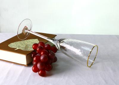 Cina 240ml Crystal Champagne Glasses Vintage senza piombo, 260mm Crystal Tulip Wine Glasses in vendita
