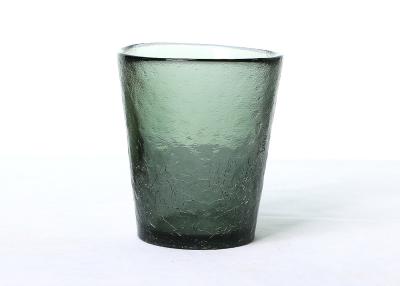 China De hand drukte de 95mm Gekleurde Houder van de Glaskaars met Aangepast Embleem Te koop