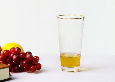 Cina Oro senza piombo Rim Crystal Drinking Glasses del CE in vendita