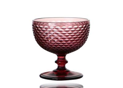 中国 厚くされた最下の無鉛水晶アイス クリームのコップ、FDAの個々のアイス クリームのコップ 販売のため