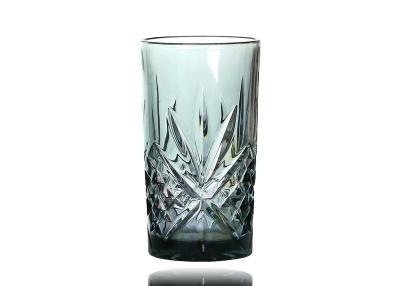 Cina Logo Printing Solid Colored Hand su misura ha premuto un fondo spesso 9 di Oz di vetro del whiskey, Glases bevente colorato in vendita