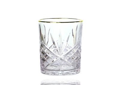 Cina Logo Printing Solid Colored Hand su misura ha premuto un fondo spesso 9 di Oz di vetro del whiskey, Glases bevente colorato in vendita