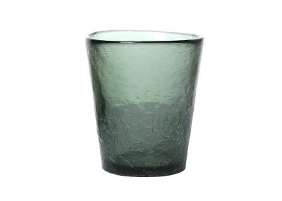 China De hand drukte de 95mm Gekleurde Houder van de Glaskaars met Aangepast Embleem Te koop