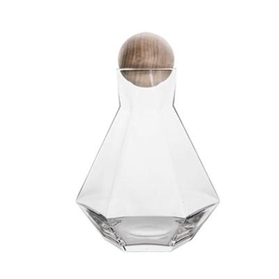 Cina Caraffa senza piombo da tavolo dell'acqua del fornitore 700ml 750ml Crystal Whiskey Decanter Rock Whiskey in vendita