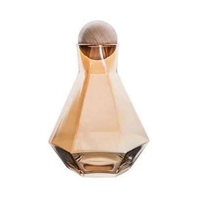 Cina Caraffa senza piombo da tavolo dell'acqua del fornitore 700ml 750ml Crystal Whiskey Decanter Rock Whiskey in vendita