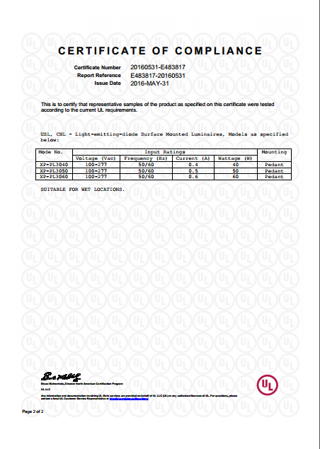 Product certification 4
