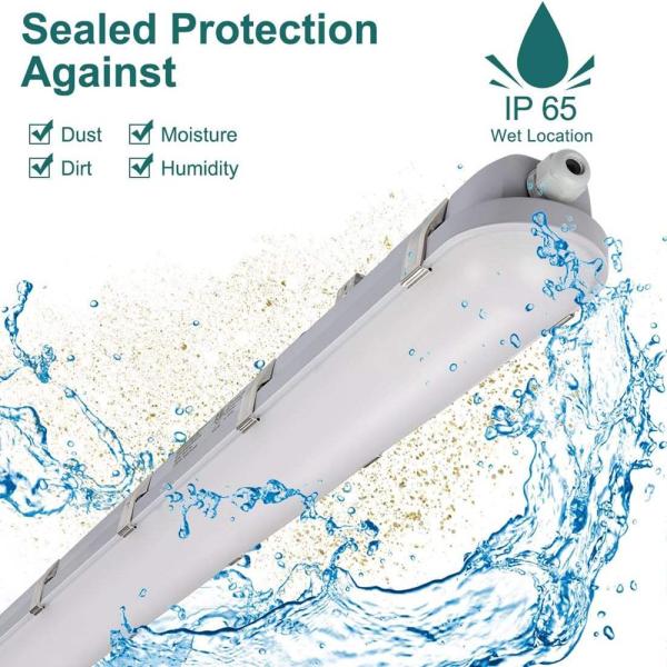 Quality 2ft 4ft 5ft 6ft IP65 LED Tri Proof Light 40w 60w 80w Corrosion Proof High Tech Optical Design for sale