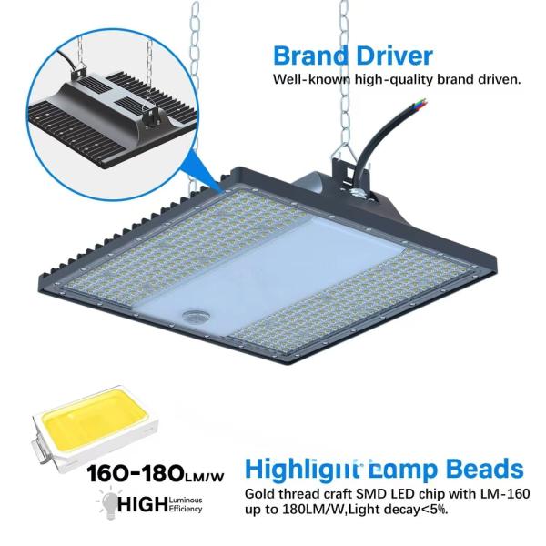 Quality 190LM/W High Bay Linear Led Lights IP66 Waterproof Led Linear High Bay Fixture for sale