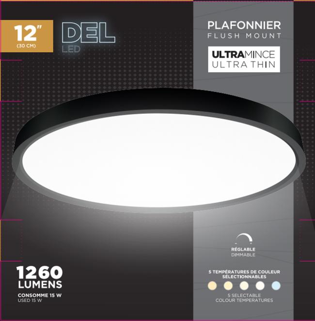 16inch LED ceiling light fixture - dimming demonstration