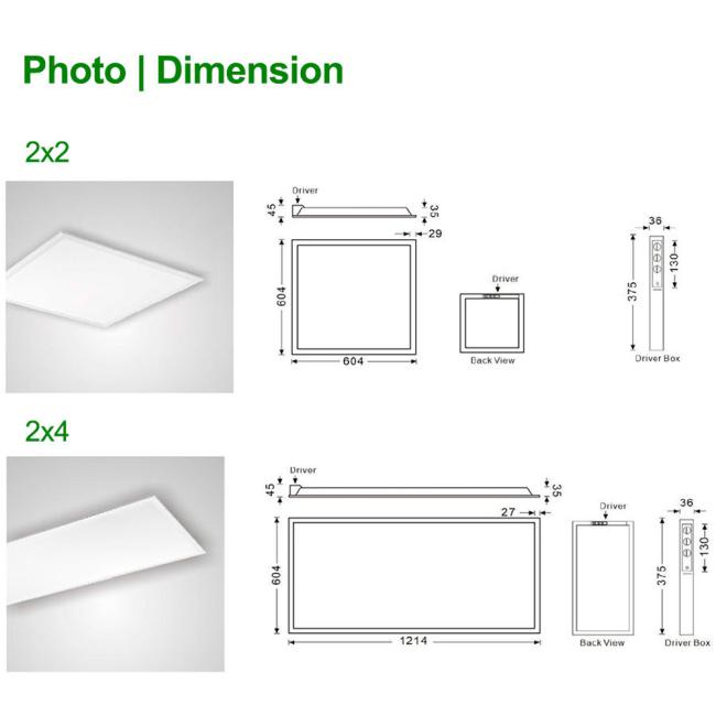 LED Panel Light front view