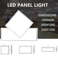 China 1200x300 Flat Led Light Office Flickering Free Ceiling Panel Light With Dimming Function for sale