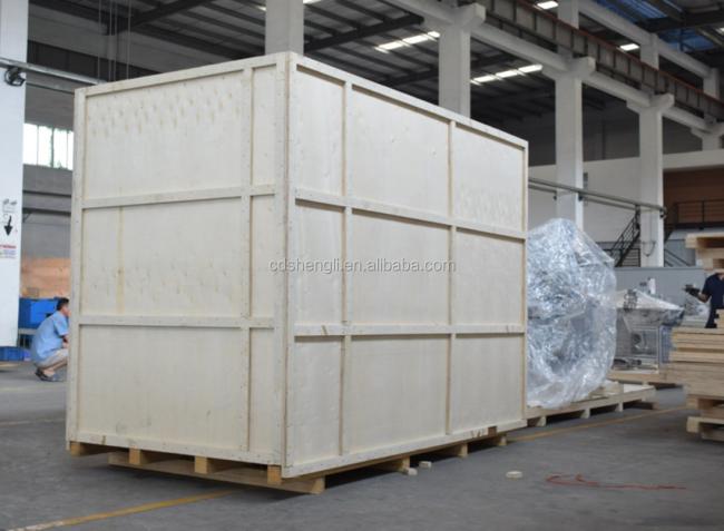 Packaged machine ready for shipping