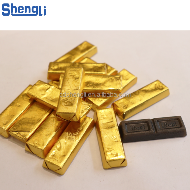 Chocolate bar wrapping machine