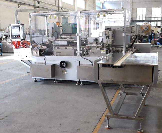 Machine overview showing complete packaging system