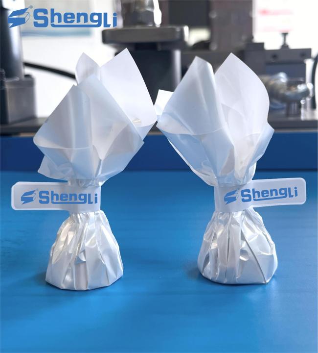 SHENGLI Chocolate Wrapping Machine - Side View