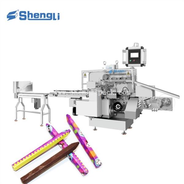 Quality 150pcs/Min Chocolate Bar Foil Wrapping Machine BOPP Chocolate Packaging Machine for sale