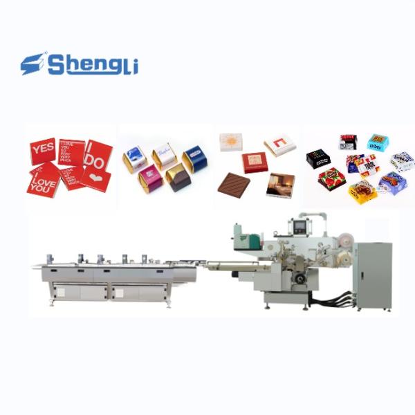 Quality Candy Bar Packaging Machine 200pcs/Min-260pcs/Min Chocolate Envelope Wrapping Machine for sale
