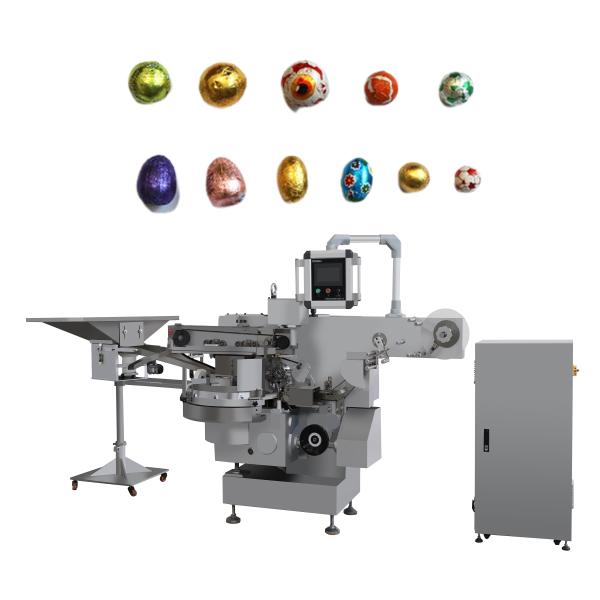 Quality 60mm Chocolate Egg Wrapping Machine 300-350Pcs/Min High Accuracy for sale