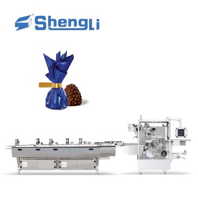 China Strip Single Twist Wrapping Machine 120-150pcs/Min Chocolate Packaging Machine for sale