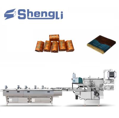 China High-Accuracy Full Automatic Chocolate Bar Packing Machine with 200-260 pics/min Speed for Horizontal Wrapping for sale