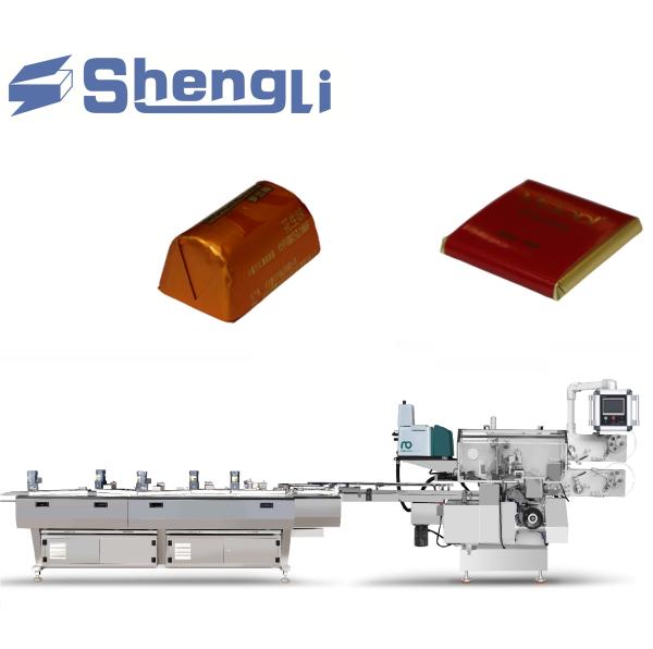 Quality Tabletop Candy Wrapping Machine 200ppm-260ppm Confectionery Packaging Equipment for sale