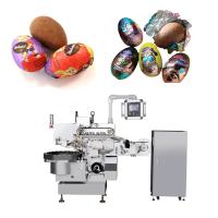 China 120ppm 65mm Chocolate Egg Wrapping Machine High Accuracy Full Automatic for sale
