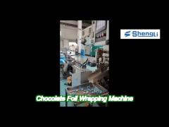 automatic foil paper packaging machine customizable chocolate egg wrapping machine
