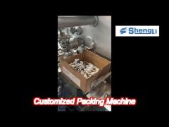 high-speed 100 pieces/minute aluminum foil packaging machine for umbrella-shaped chocolates