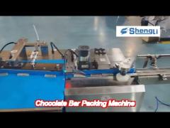 auto chocolate fold wrapping machine with labeling and sticker