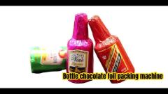 Bottle chocolate foil packing machine