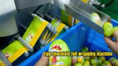 Egg chocolate foil wrapping machine