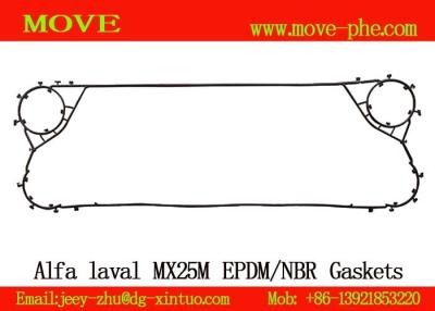 China MX25 equivalent plate and frame heat exchanger Spares EPDM/NBR Plate Gasket for sale