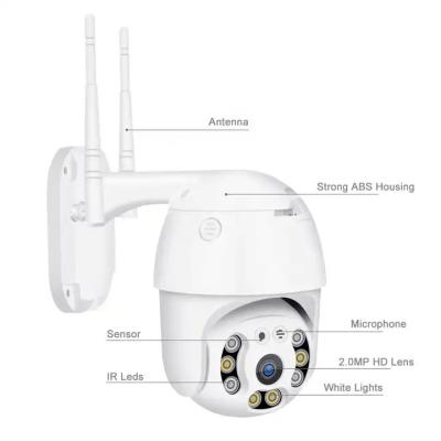 Cina Macchina fotografica senza fili 3MP 5MP Multipurpose White Color del IP di 1080P WiFi PTZ in vendita