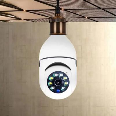 Cina Videocamera di sicurezza all'aperto della lampadina di CMOS, macchina fotografica astuta di WiFi della lampadina da 360 gradi in vendita
