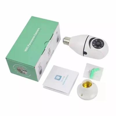 Cina Videocamera di sicurezza all'aperto della lampadina di CMOS, macchina fotografica astuta di WiFi della lampadina da 360 gradi in vendita