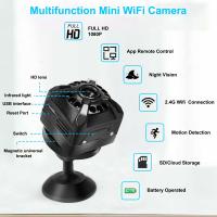 China Mini WiFi Security Camera 1080P HD Wireless X5 with 128GB Support and 60min Battery for sale