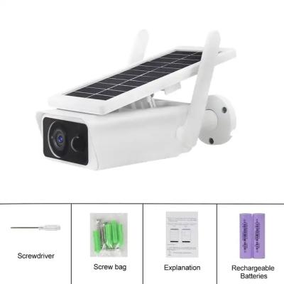 Cina Radio all'aperto della videocamera di sicurezza del pannello solare di PTZ con il proiettore in vendita