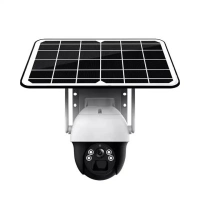 China videocamera di sicurezza 4MP Wireless For Outdoor del pannello solare di 3G 4G LTE for sale
