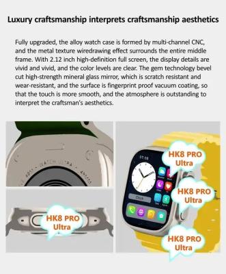 Cina Smart Watch di chiamata di RoHS IP68 BT 8 ultra HK8 pro Max Multipurpose in vendita