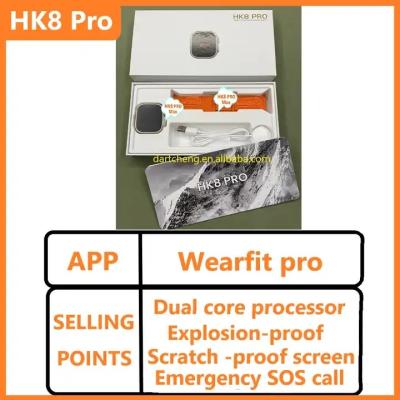 Cina Smart Watch di chiamata di RoHS IP68 BT 8 ultra HK8 pro Max Multipurpose in vendita