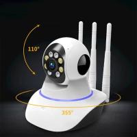 China RoHS 1080P IP Network Camera Home Indoor Security CCTV with 3 Antennas 10m Night Vision for sale