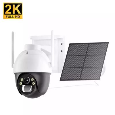 Cina Audio bidirezionale all'aperto del CCTV di 4MP Wireless Solar Powered con il sensore di CMOS in vendita