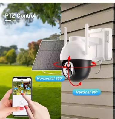 Cina Audio bidirezionale all'aperto del CCTV di 4MP Wireless Solar Powered con il sensore di CMOS in vendita