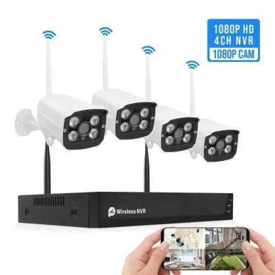 China van het de Camerasysteem van 1080P 4CH WiFi de Draadloze Witte Kleur met CMOS Sensor Te koop