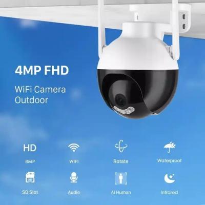 中国 RoHS 4MP WiFiのCMOSセンサーとの超無線カメラ システムHD PTZ 販売のため
