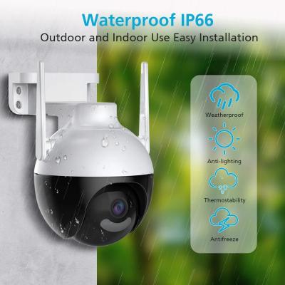 中国 RoHS 4MP WiFiのCMOSセンサーとの超無線カメラ システムHD PTZ 販売のため