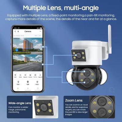 China Multifunctionele Motie die WiFi-Camera Vochtbestendige Bidirectionele Audiohd 4MP volgen Te koop