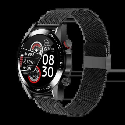 China BT 5.0 Smart Watch Android Round Smartwatch E12 Te koop