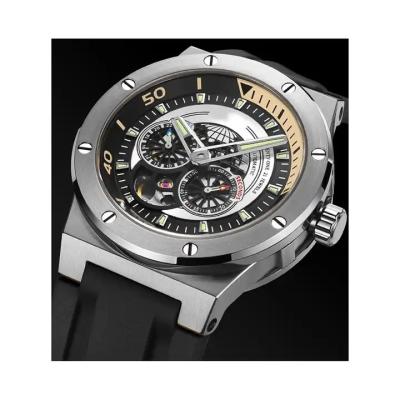 Cina Tourbillon Watch Automatic Hollow-Out Machine Watch Luminous Waterproof New Design Relogio in vendita