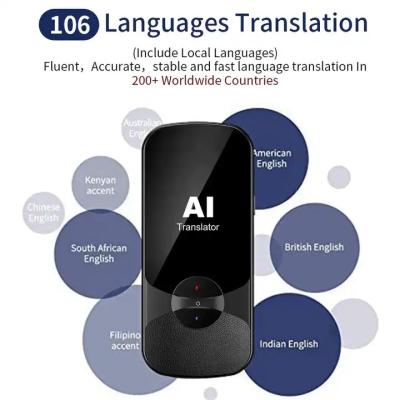 Cina Traduttore di conversazione istantaneo bidirezionale Smart Speaker Kit di traduzione di lingua T11 106 in vendita